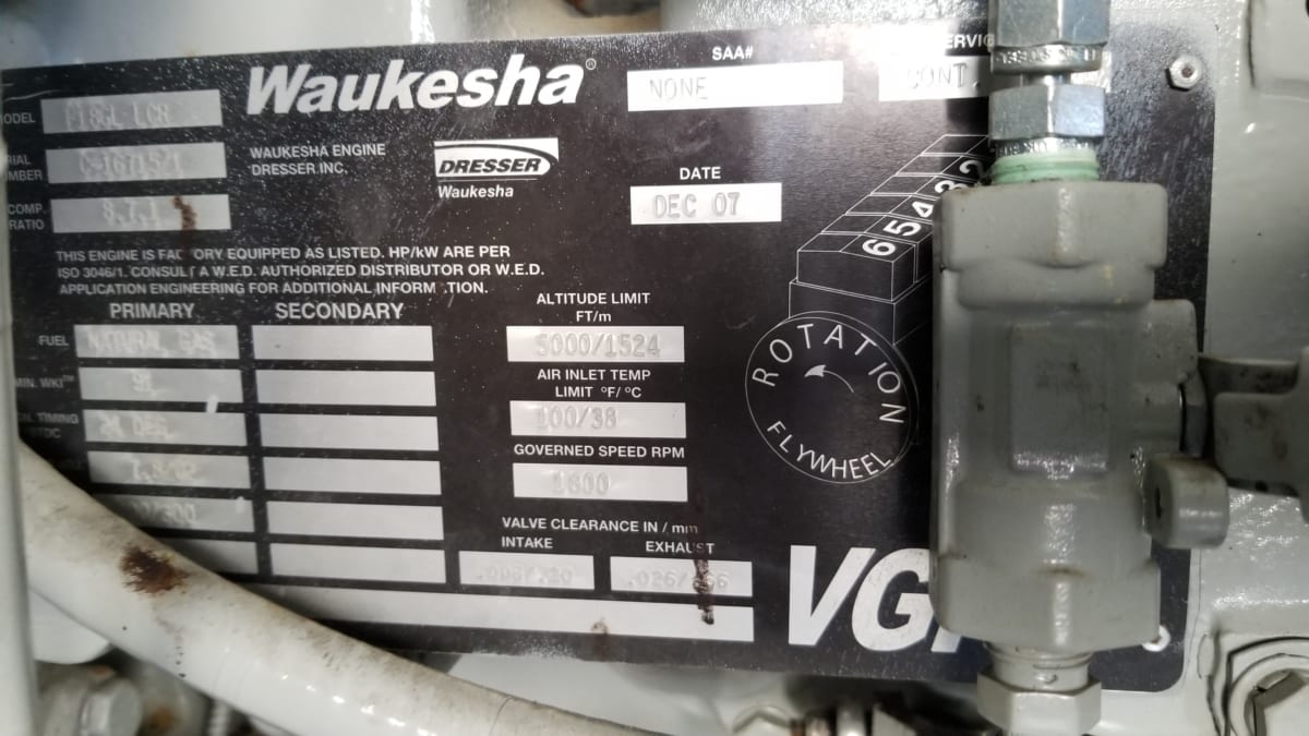 400HP Reciprocating Compressor F18GL LCR with an Ariel JGJ/2, 1 or 2 ...