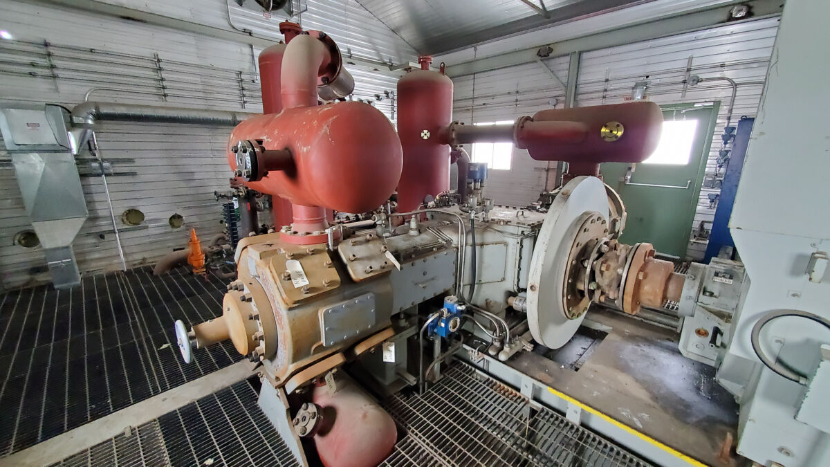 800HP 22% Sour Electric Reciprocating Compressor Dresser-Rand Super Cub ...