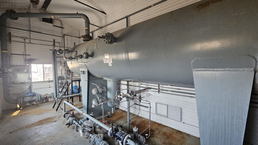 48” OD x 18’ 1435 psi Sour Horizontal Separator Package w/ HC & Water ...